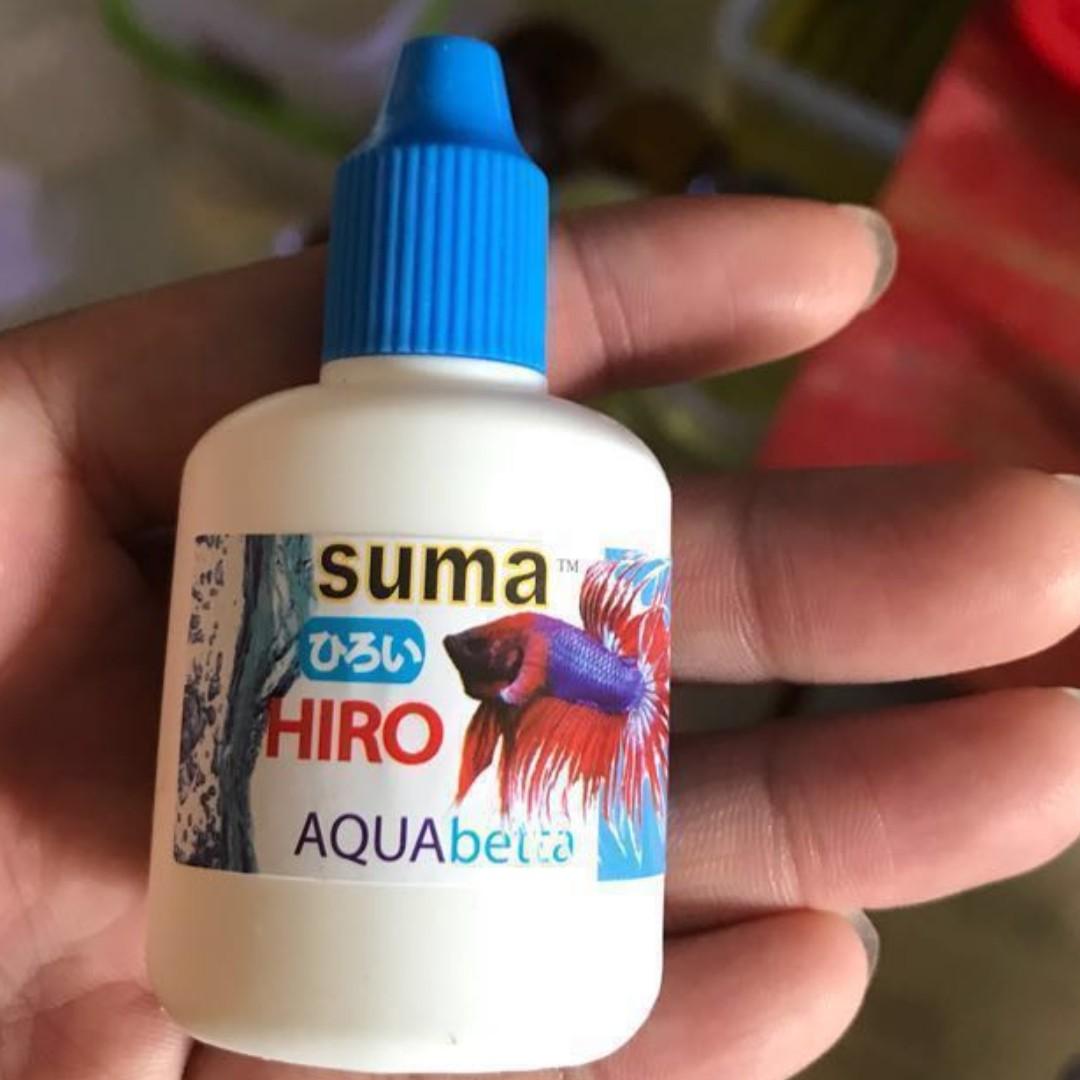 Suma Hiro cleans water and aid with fin problems in betta fish ...