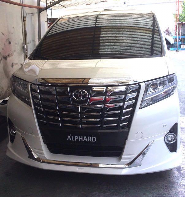 Toyota Alphard Body kit bodykit front bumper new design vellfire, Car ...