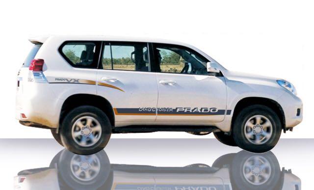 Toyota Prado FJ150 body sticker decal decals with installation, Car ...