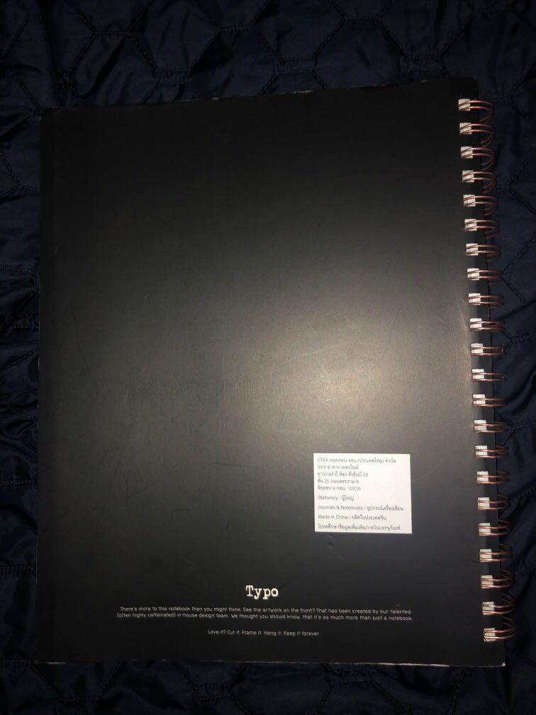 REPRICED TYPO notebook/planner (very big), Hobbies & Toys, Stationary ...