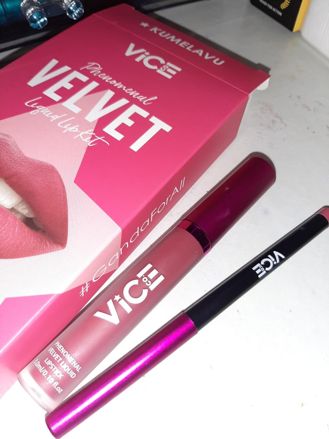 Vice Phenomenal Velvet Liquid Lip Kit, Beauty & Personal Care, Face ...