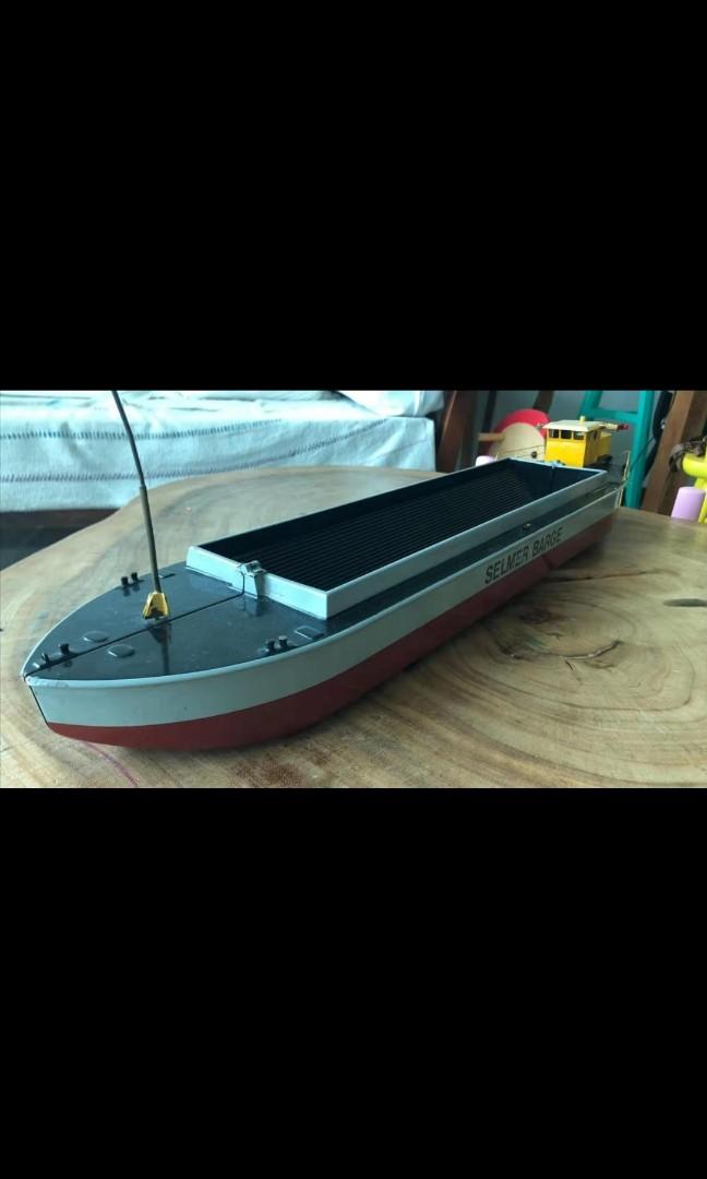 Vintage Wood and Metal Ship model barge, Hobbies & Toys, Memorabilia ...