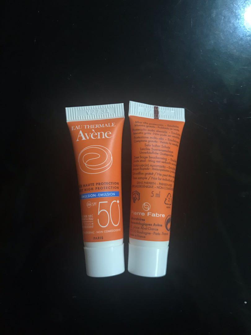 全新正貨 Eau Thermale Avene Very High Protection Emulsion SPF50+ 高效清爽防曬乳 ...