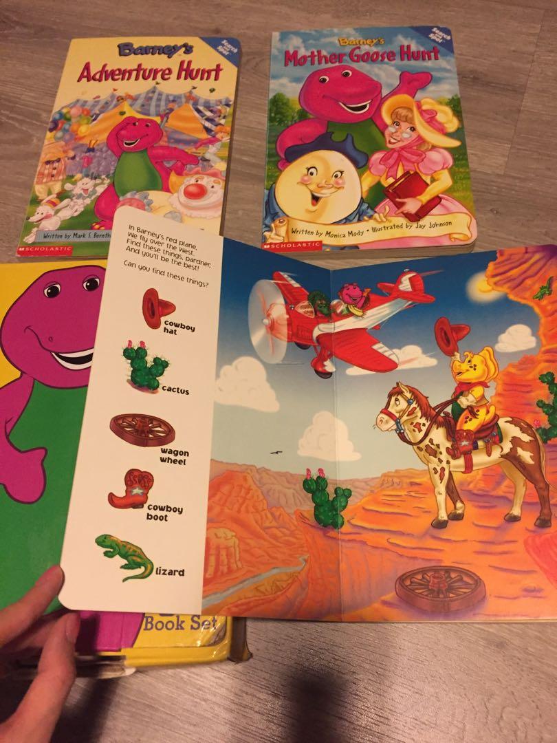 Barney hardcover books with box, Hobbies & Toys, Books & Magazines ...
