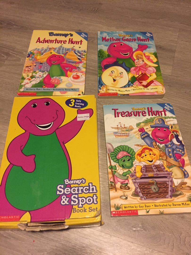 Barney hardcover books with box, Hobbies & Toys, Books & Magazines ...