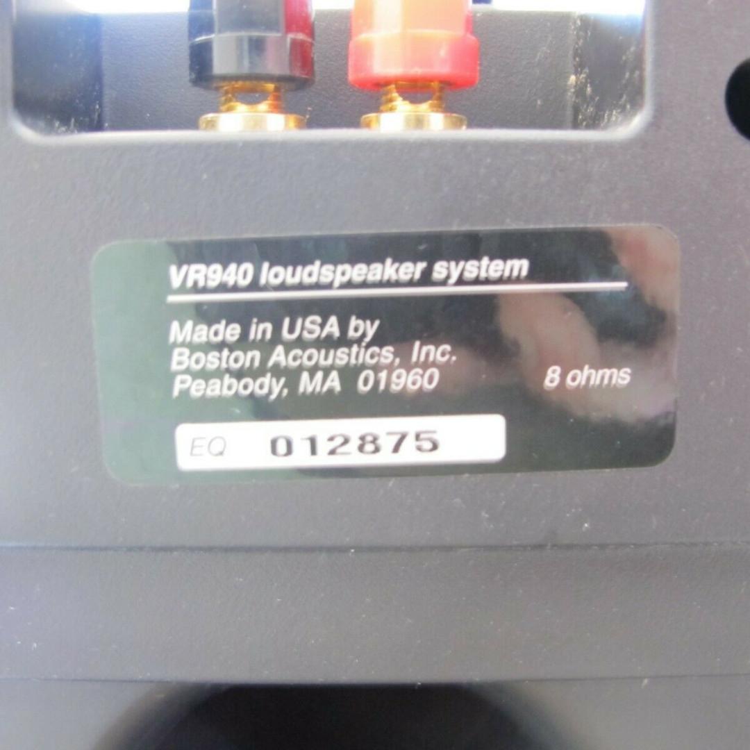 Boston Acoustics VR940 Tower Speakers, Audio, Soundbars, Speakers ...