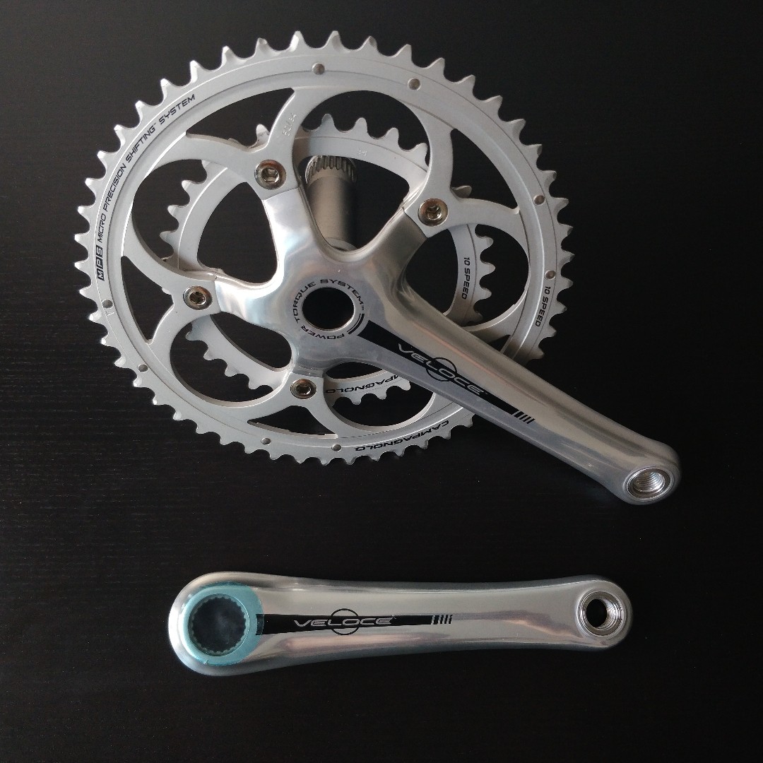 Campagnolo Veloce power-torque compact crankset, Sports Equipment ...