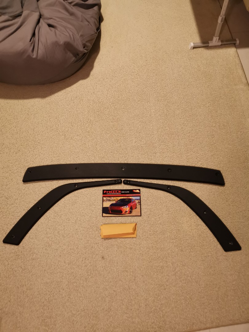 Evo X / Evo 10 stock front bumper skid plates., Car Accessories ...