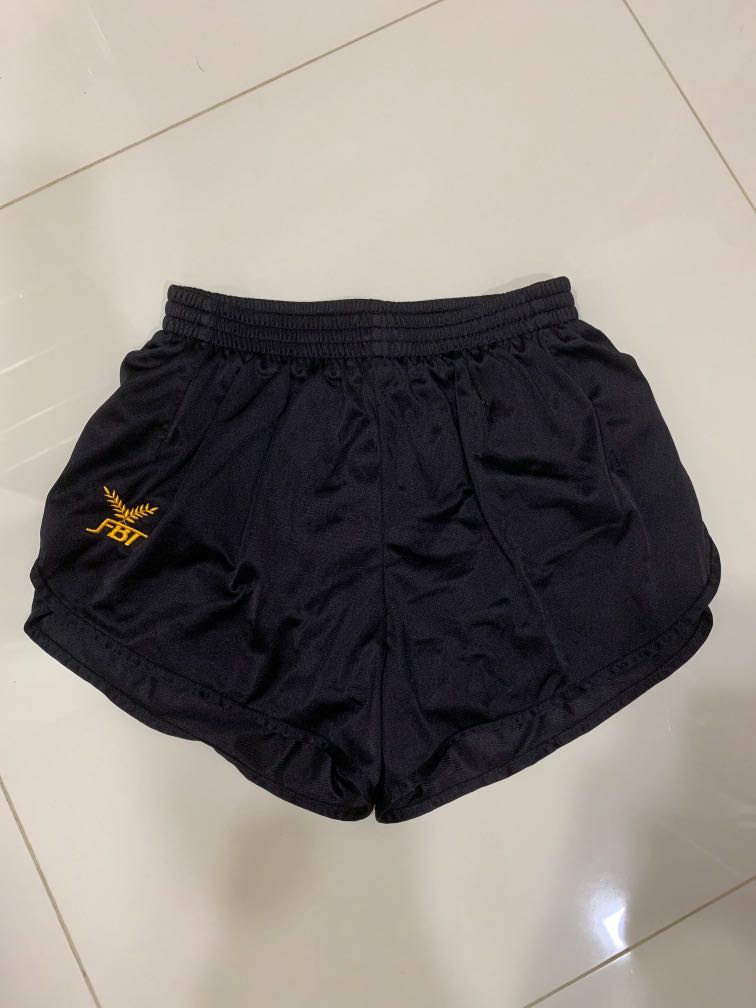 FBT Curve Cut Running Shorts in Black, Men's Fashion, Activewear on ...