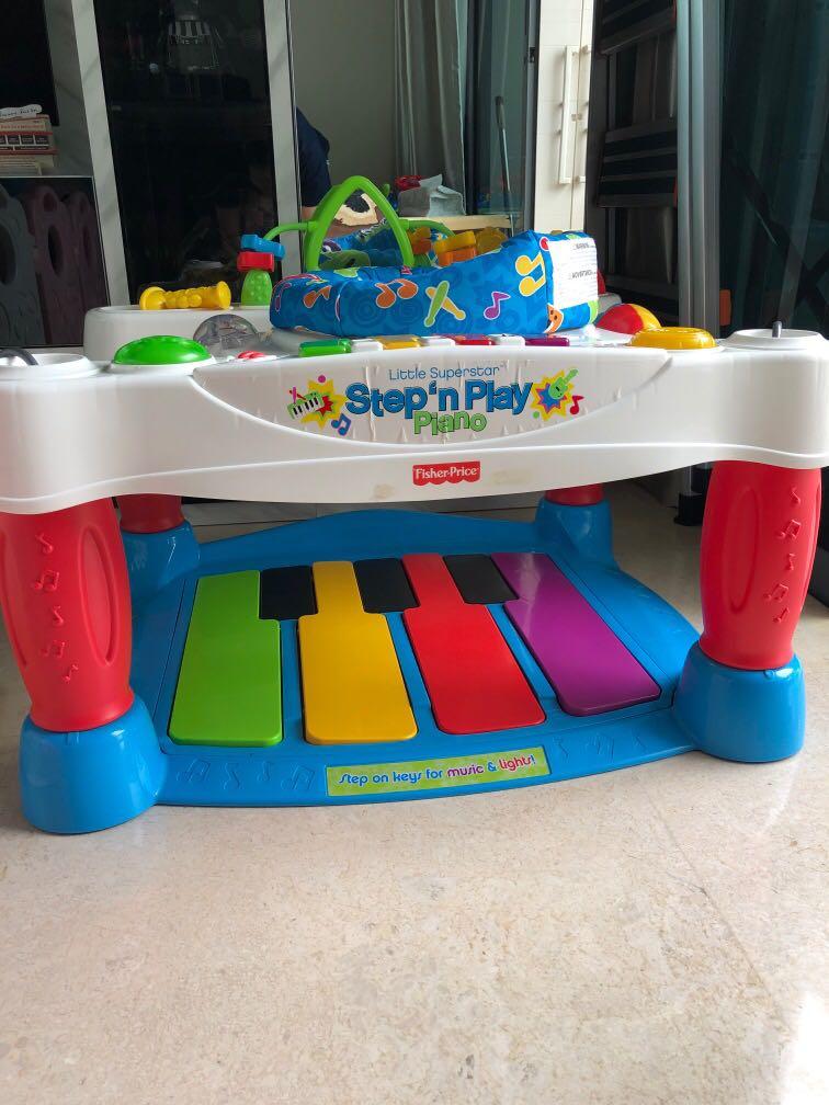 Fisher price step and play piano, Babies & Kids, Infant Playtime on ...