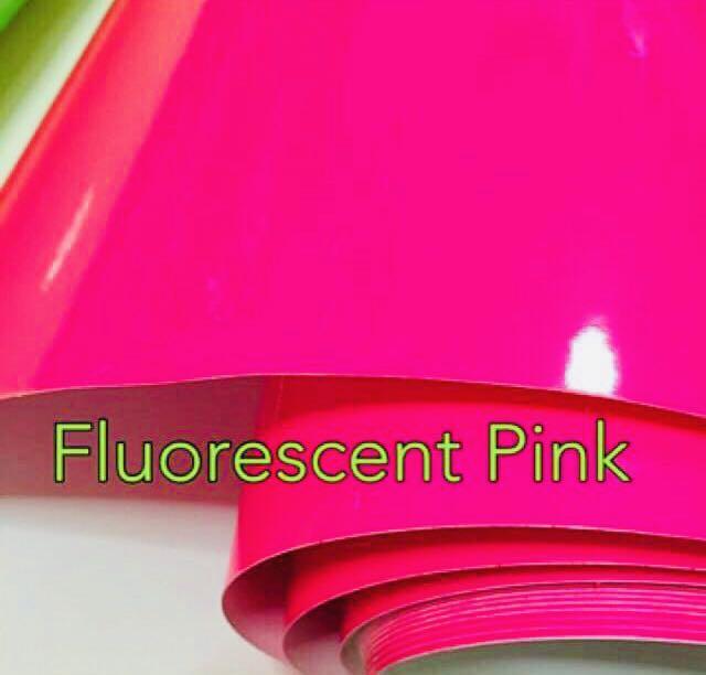 Fluorescent vinyl sticker wrap, Hobbies & Toys, Stationery & Craft ...