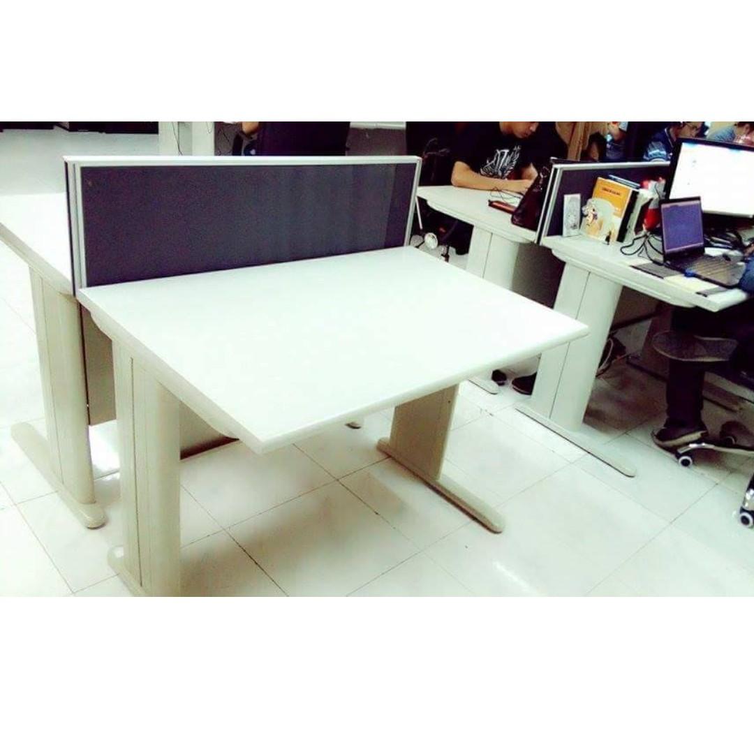 Freestanding Table with Partition, Furniture & Home Living, Office ...