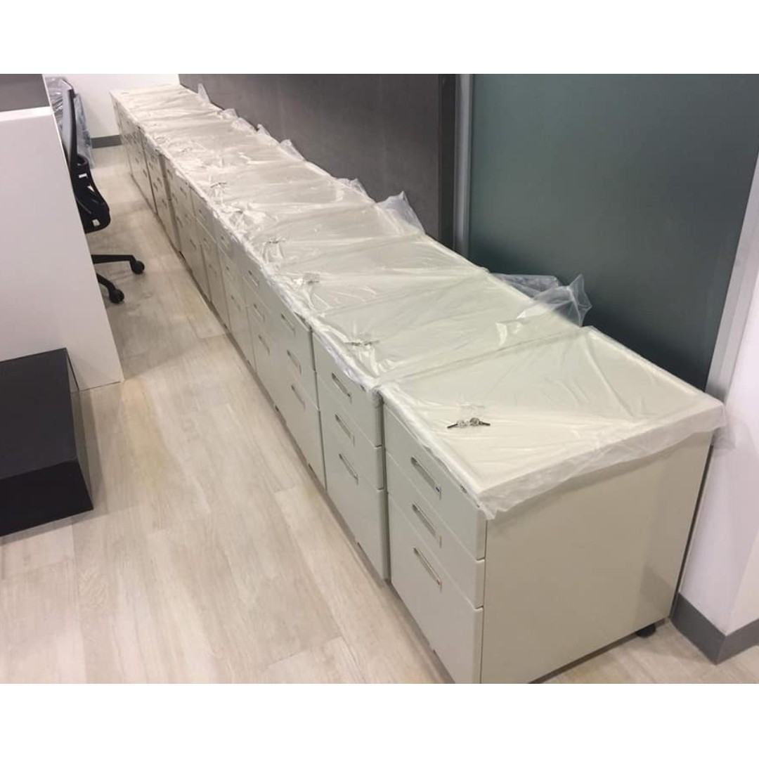 Mobile Pedestal Beige Color ( PARTITION ), Furniture & Home Living ...