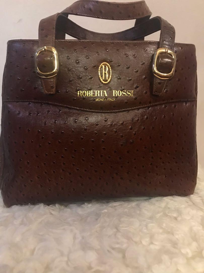 Roberta Rossi Ostrich bag, Women's Fashion, Bags & Wallets, Purses ...