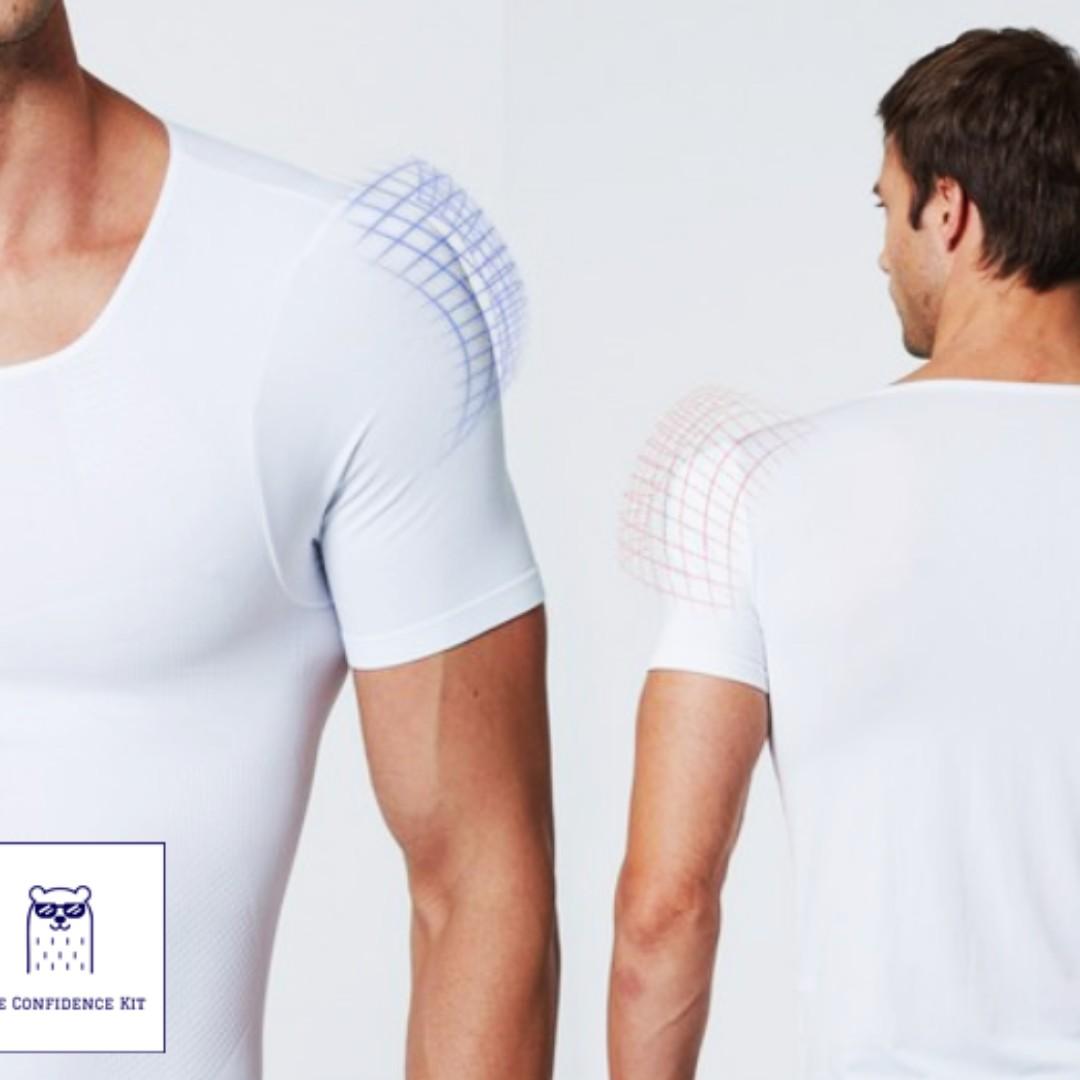 Shoulder Padded Undershirt (Men), Men's Fashion, Tops & Sets, Formal ...