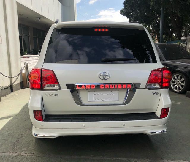 Toyota Landcruiser LC200 land cruiser back rear door LED light chrome ...