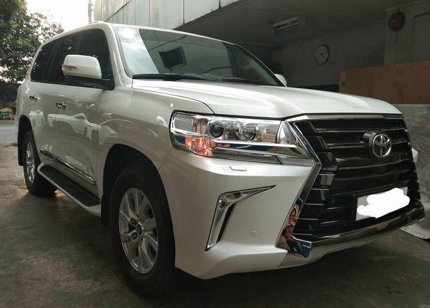 Toyota LandCruiser LC200 to Lexus conversion face lift upgrade bodykit ...
