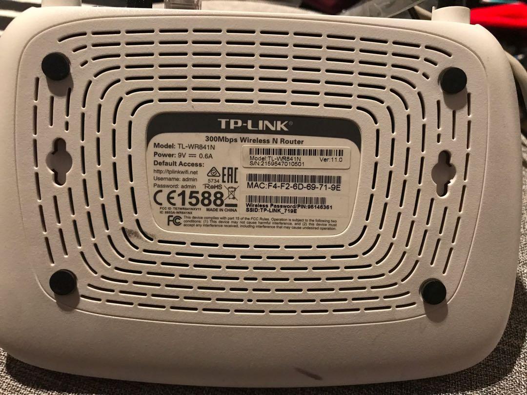 TP Link wireless Router 300mbps, Computers & Tech, Parts & Accessories ...