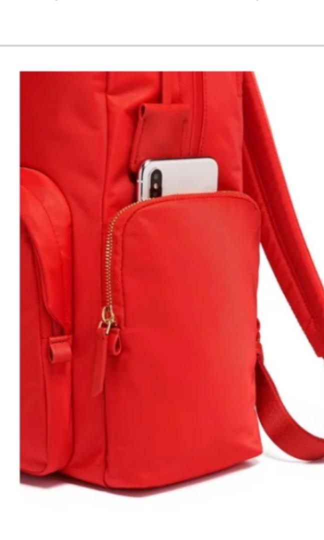 Tumi carson backpack (RED), Women's Fashion, Bags & Wallets, Backpacks ...