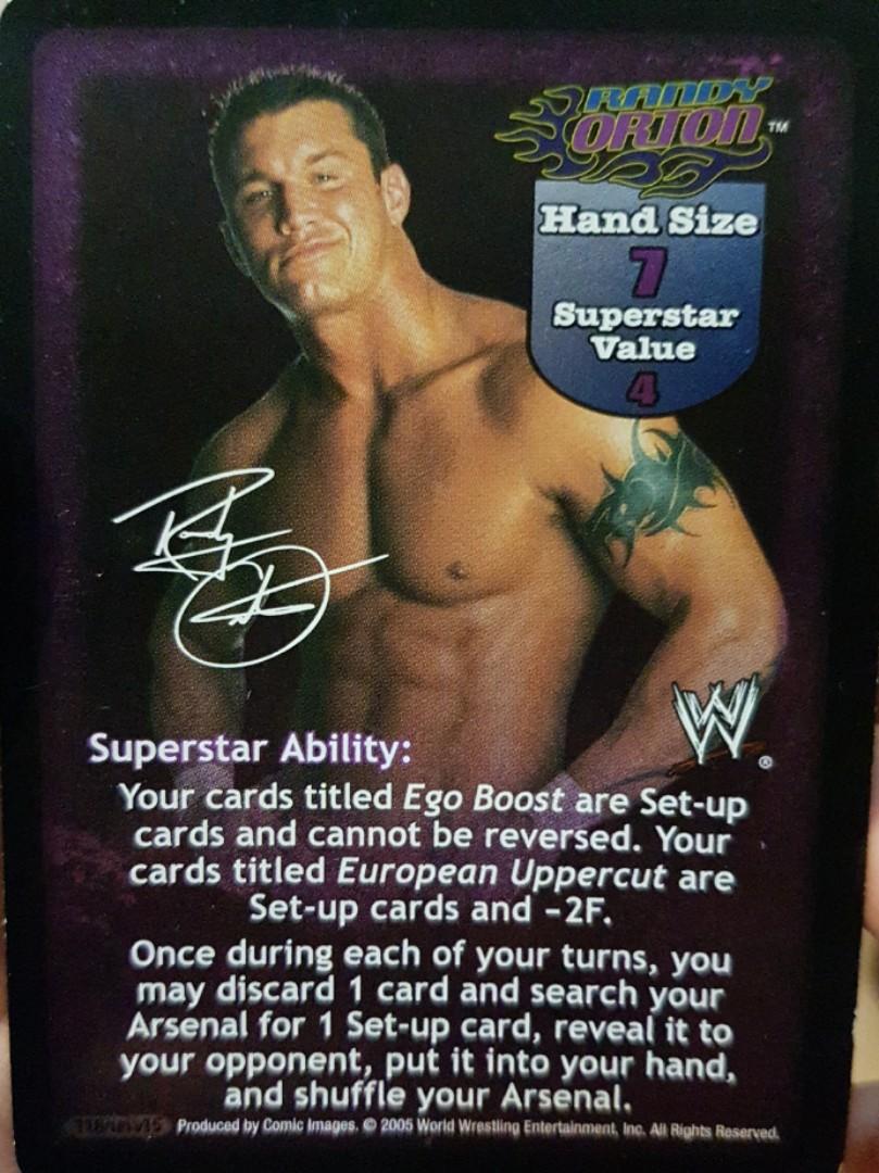 WWE Raw Deal- Randy Orton Superstar card, Hobbies & Toys, Toys & Games ...