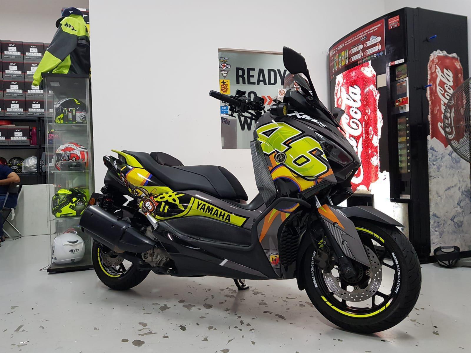 Xmax Decal Full Wrap Custom , Motorcycles, Motorcycle Accessories on ...