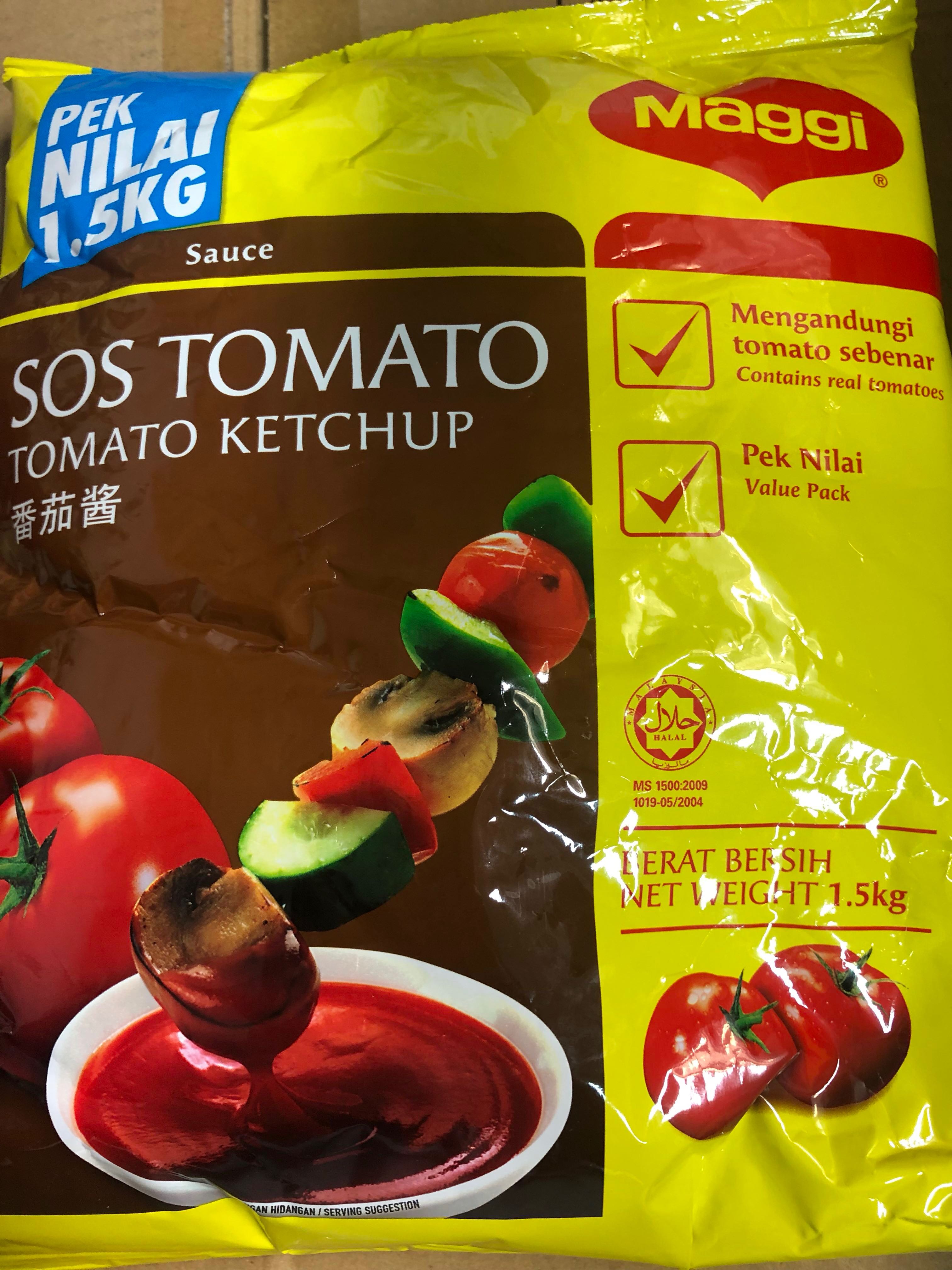 1.5kg Tomato ketchup, Food & Drinks, Packaged & Instant Food on Carousell