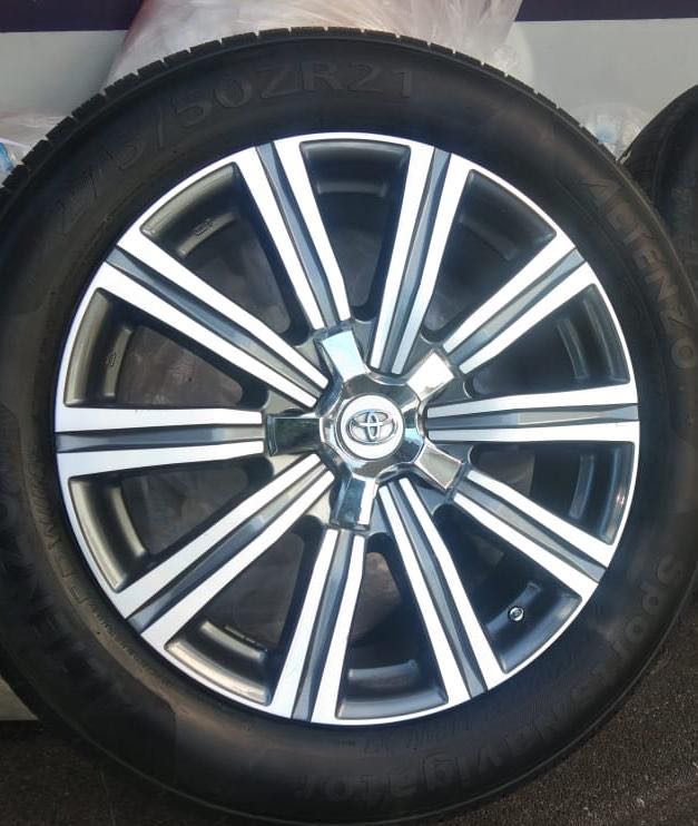 2008 to 2019 Toyota Landcruiser L200 mags mag wheels gun gray machine ...