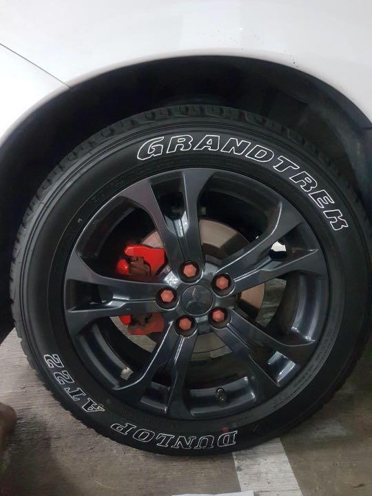 235/55/18 Dunlop Grandtrek AT22, Car Accessories, Tyres & Rims on Carousell