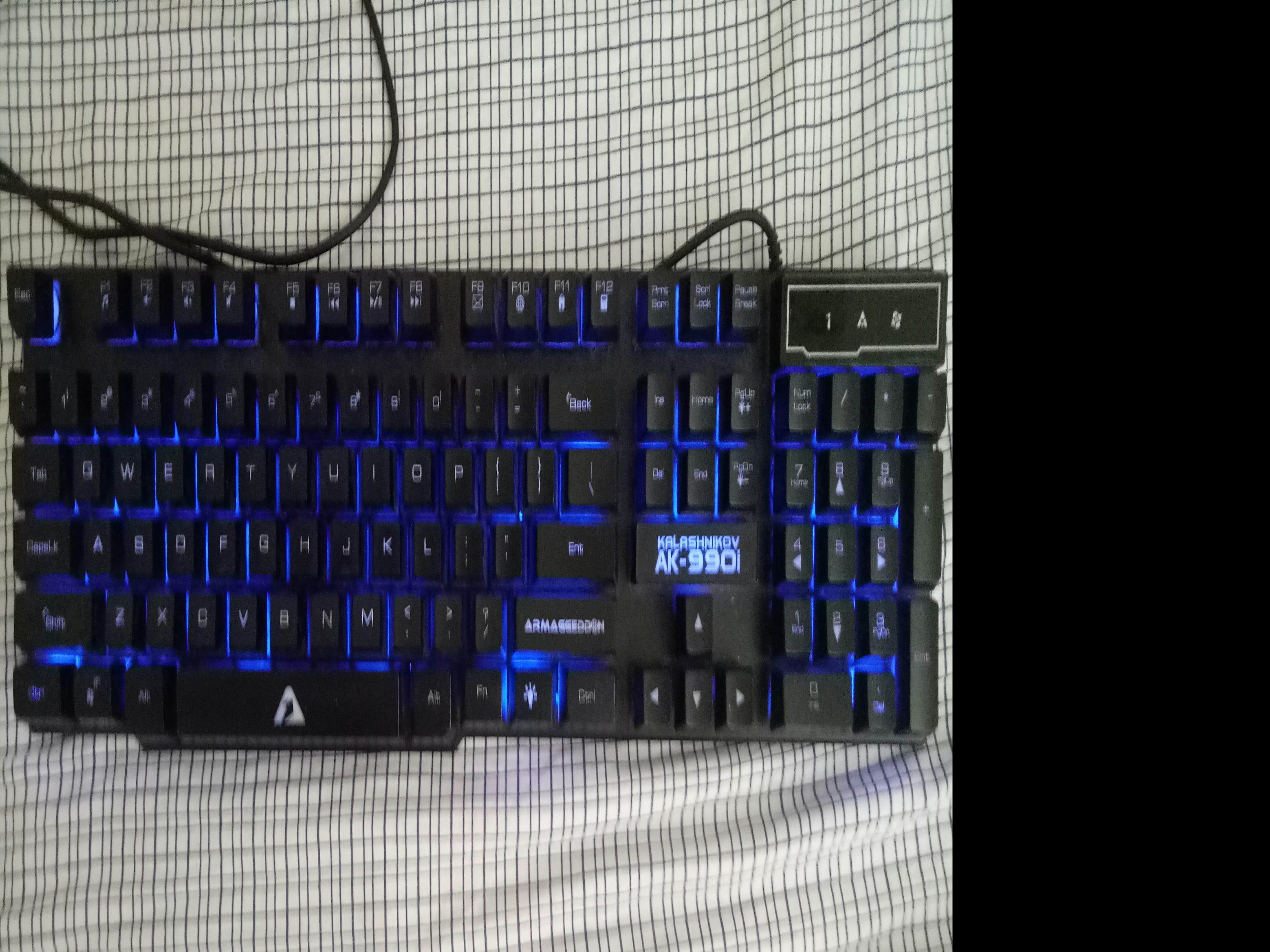 Armageddon Gaming Keyboard Kalashnikov AK-990i, Computers & Tech, Parts ...