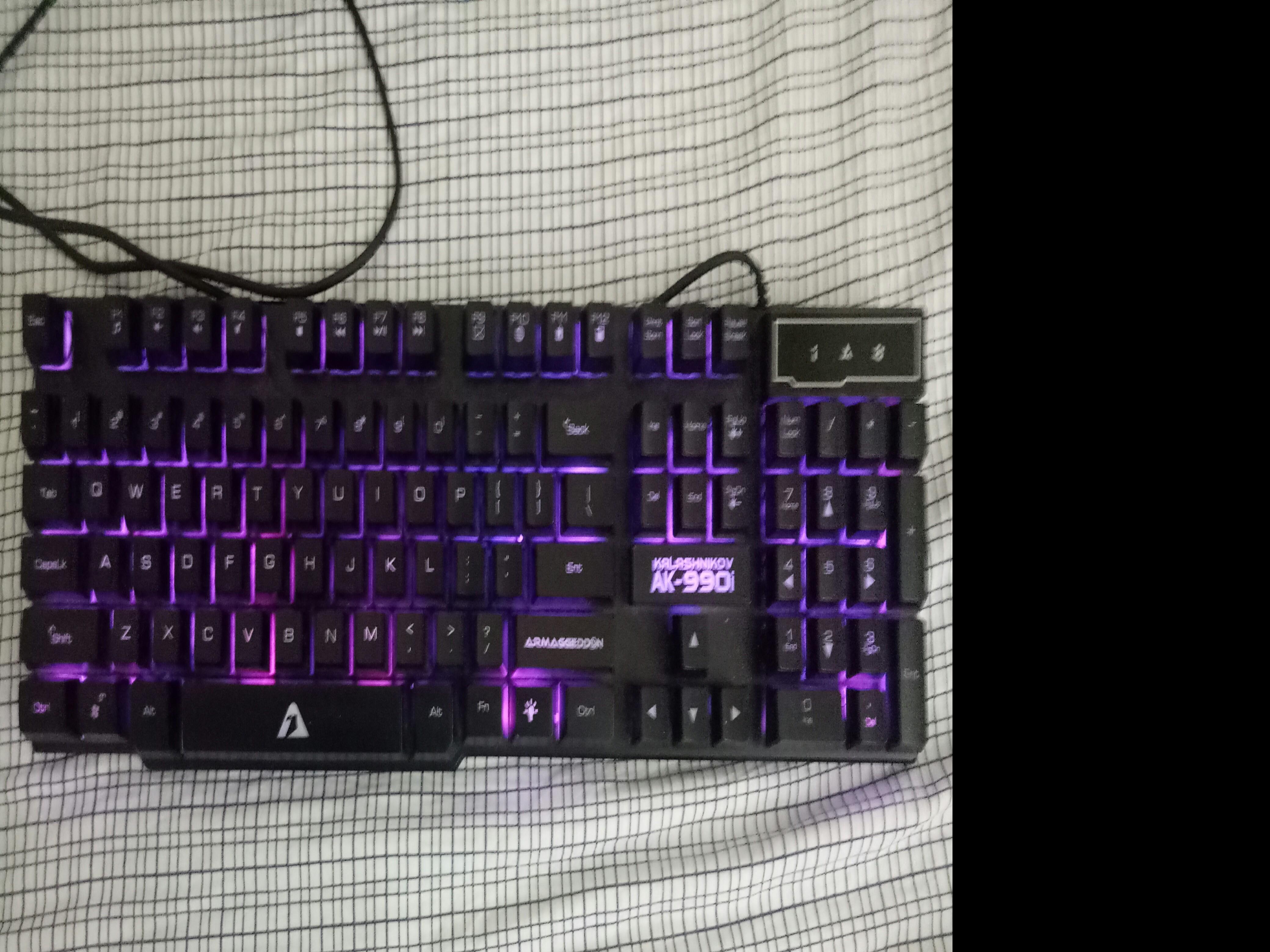 Armageddon Gaming Keyboard Kalashnikov AK-990i, Computers & Tech, Parts ...