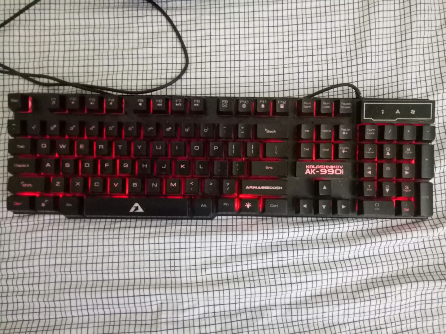 Armageddon Gaming Keyboard Kalashnikov AK-990i, Computers & Tech, Parts ...