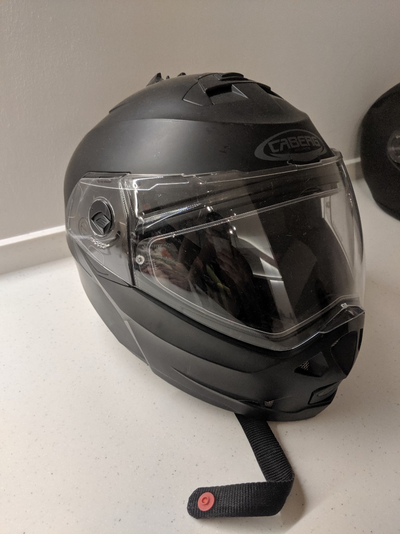 Calberg modular helmet, Motorcycles, Motorcycle Apparel on Carousell