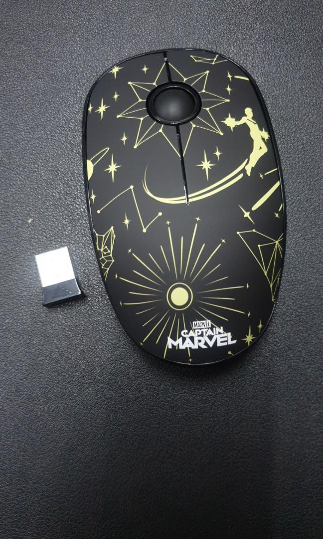 Captain Marvel Wireless Mouse, Computers & Tech, Parts & Accessories ...