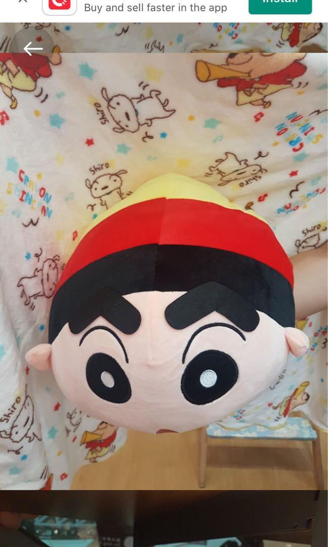 Crayon Shin Chan soft toy cum blanket, Hobbies & Toys, Toys & Games on ...
