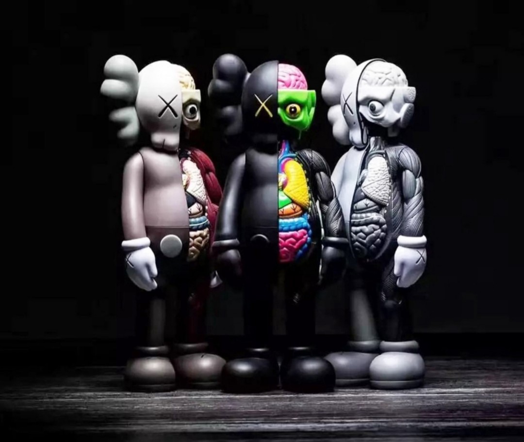 Designer Anatomy 16 Inch Anatomy 37cm KAWS Doll CAMPANION, Hobbies ...