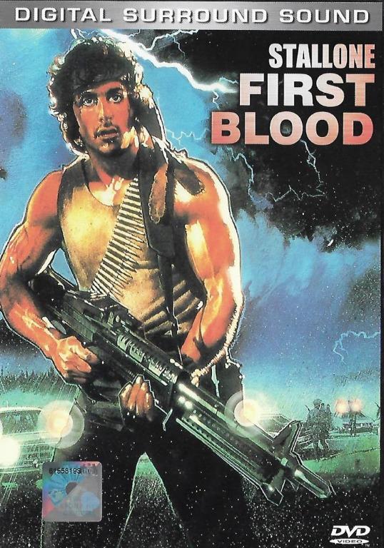 English Movie Sylvester Stallone First Blood DVD Digital Surround Sound, Hobbies & Toys, Music ...