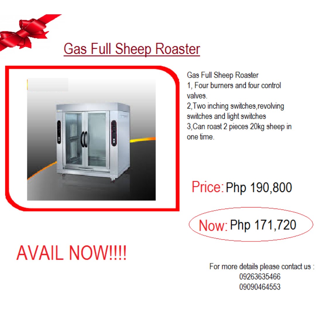 Gas Full Sheep Roaster, TV & Home Appliances, Kitchen Appliances, Other ...