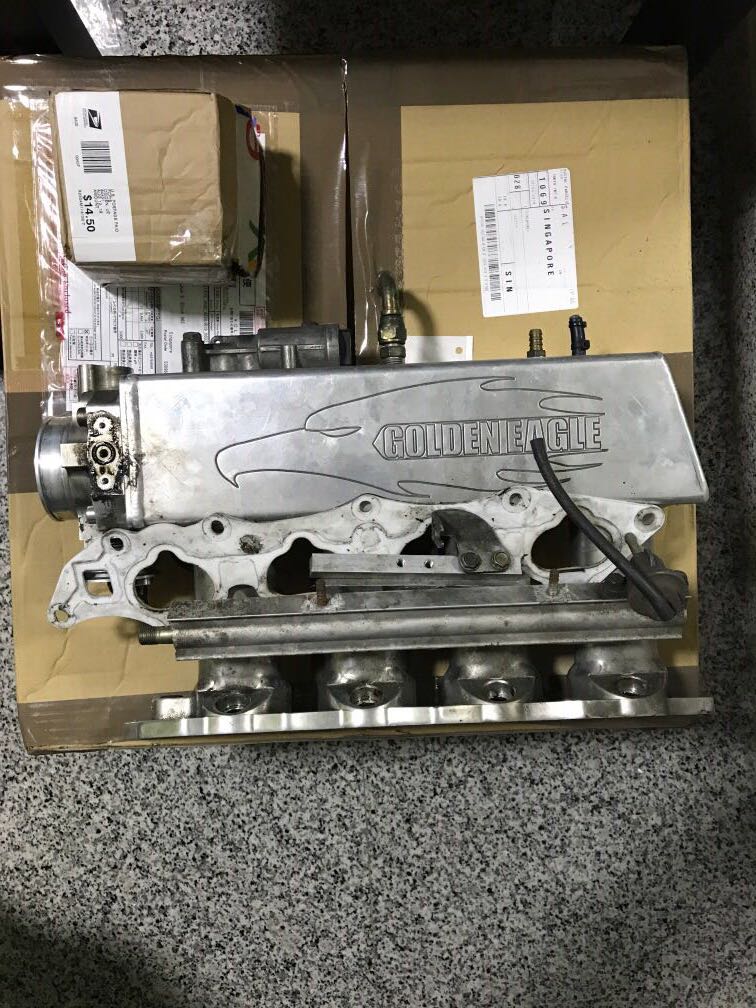 Golden Eagle Intake Manifold B18, Car Accessories, Accessories on Carousell