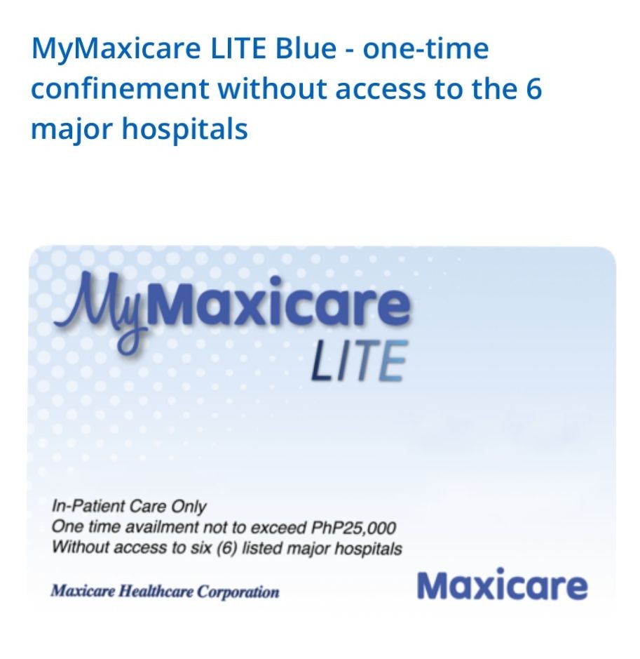 Maxicare LITE (Blue) health card, Tickets & Vouchers, Store Credits on ...