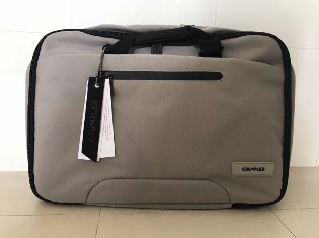 New Crumpler Credential Work Bag/ Laptop Bag Grey, Men's Fashion, Bags ...