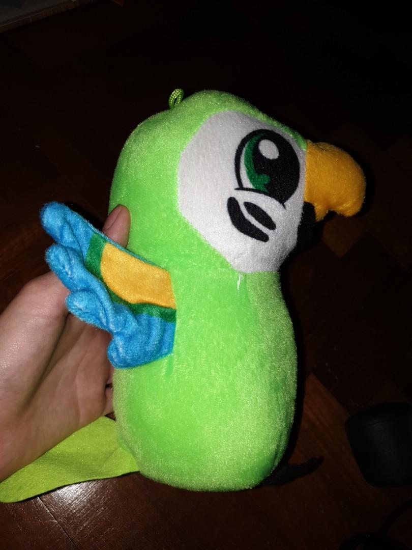 parrot soft toy, Hobbies & Toys, Toys & Games on Carousell