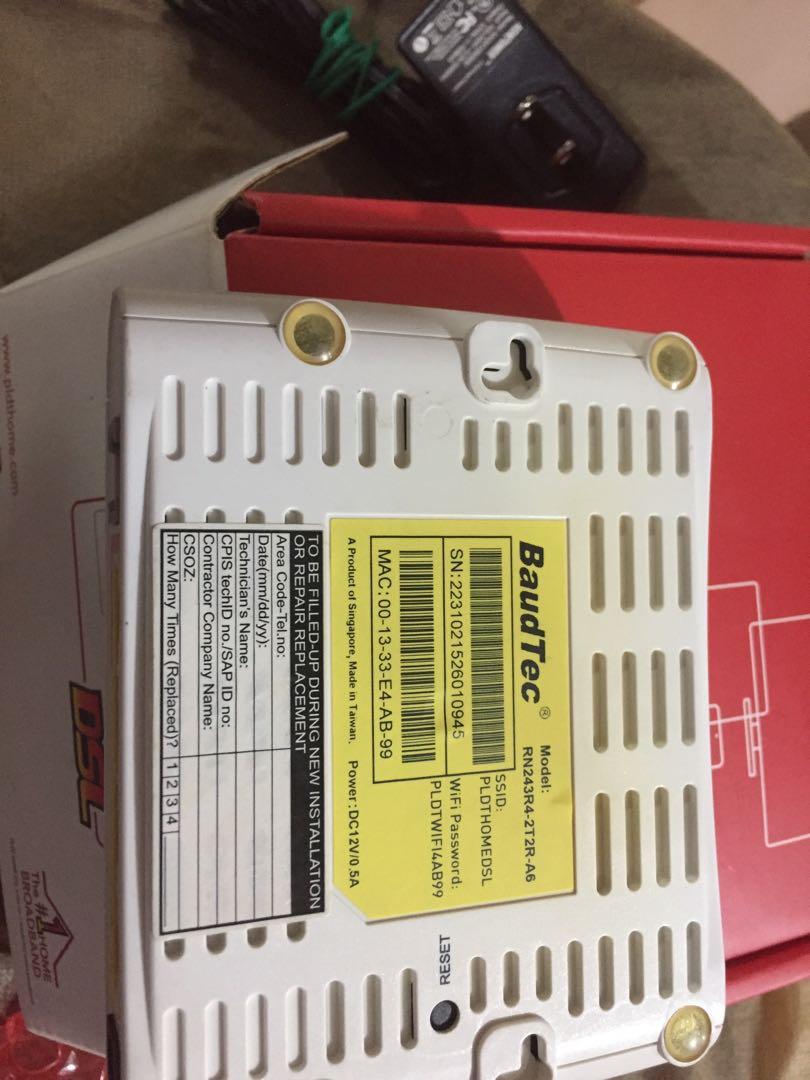 PLDT MODEM, Computers & Tech, Parts & Accessories, Networking on Carousell