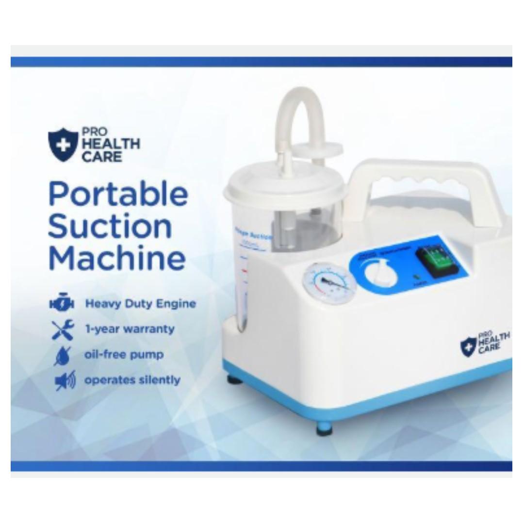 Prohealthcare Portable Suction Machine, Health & Nutrition, Assistive ...