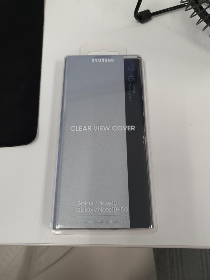 Samsung original Note 10+ clear view cover (silver), Mobile Phones ...