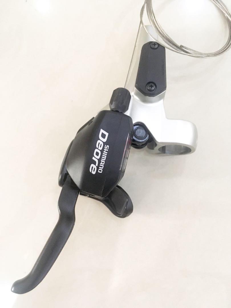 Shimano Deore ST-M535 Dual Control Shifter Hydraulic Lever Pair, Sports ...