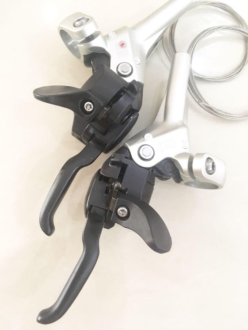 Shimano Deore ST-M535 Dual Control Shifter Hydraulic Lever Pair, Sports ...