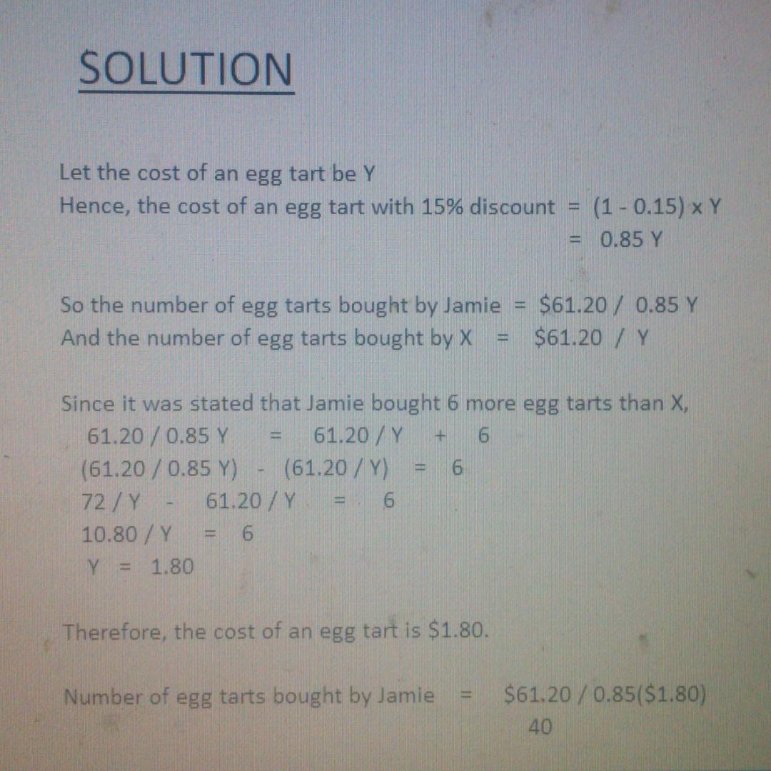 Solutions To Tough PSLE Maths Problems, Everything Else on Carousell
