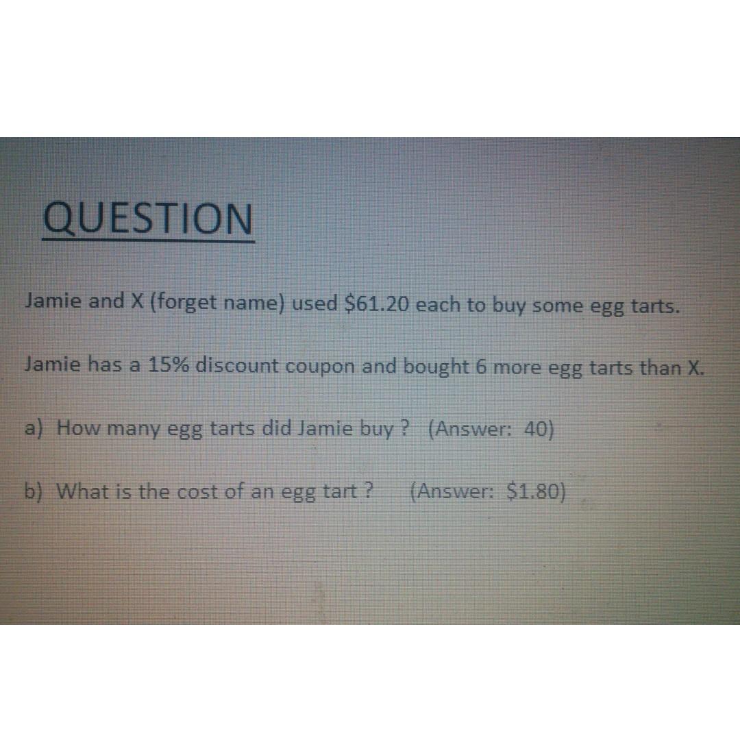 Solutions To Tough PSLE Maths Problems, Everything Else on Carousell