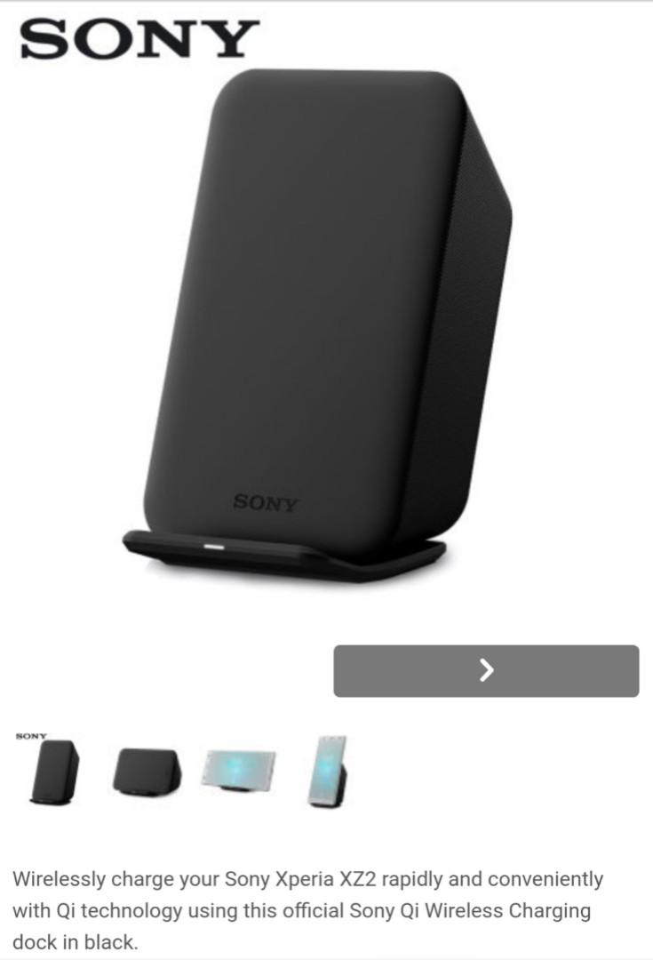 Sony Wireless Charging Dock (WCH20), Mobile Phones & Gadgets, Mobile ...