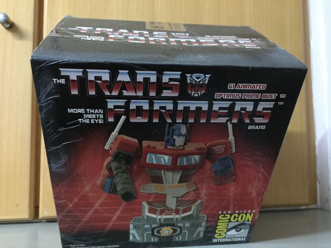 Transformers Optimus Prime G1 Movie Bust Diamond Select SDCC ...
